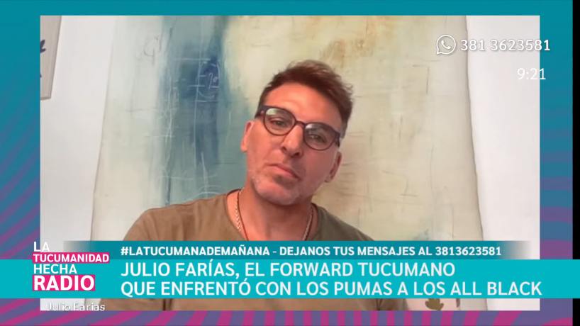 "El que no lo crea que apague la tele": Julio Farías, el tucumano ...