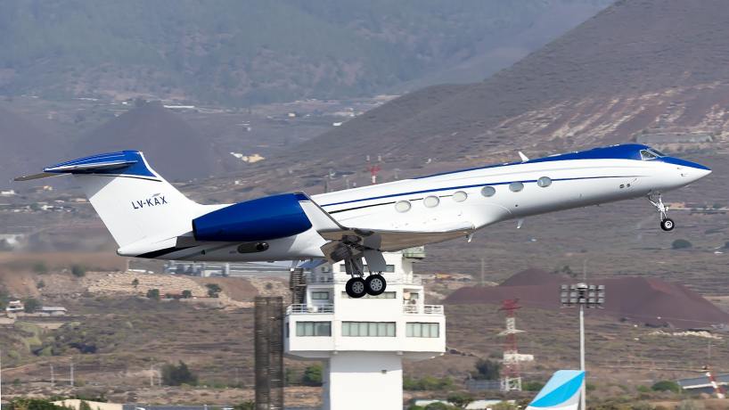 Así es el avión en el que viajó Javier Milei a Estados Unidos - Tucumán ...
