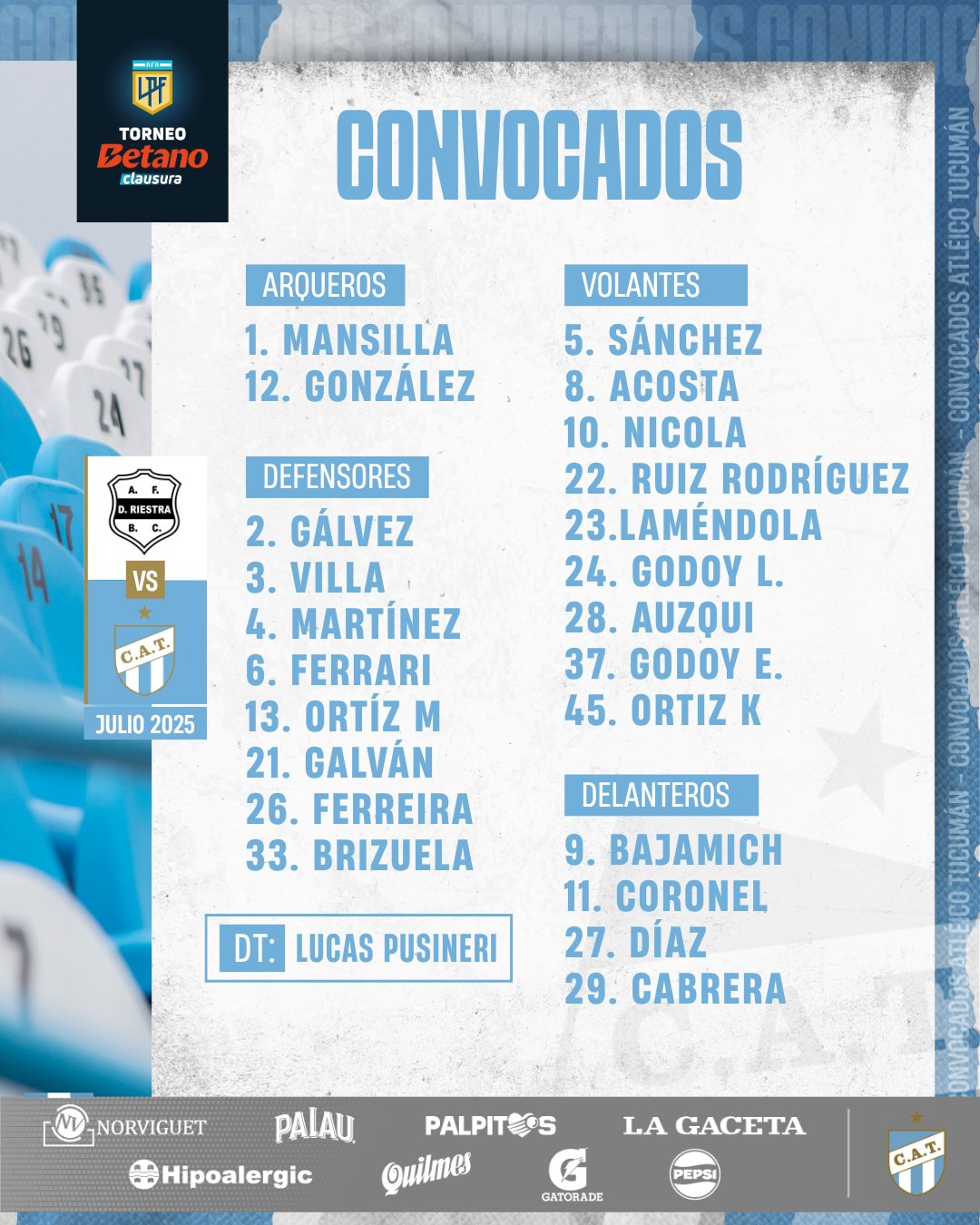 Para seguir en la buena: Atlético Tucumán confirmó los viajeros para ...